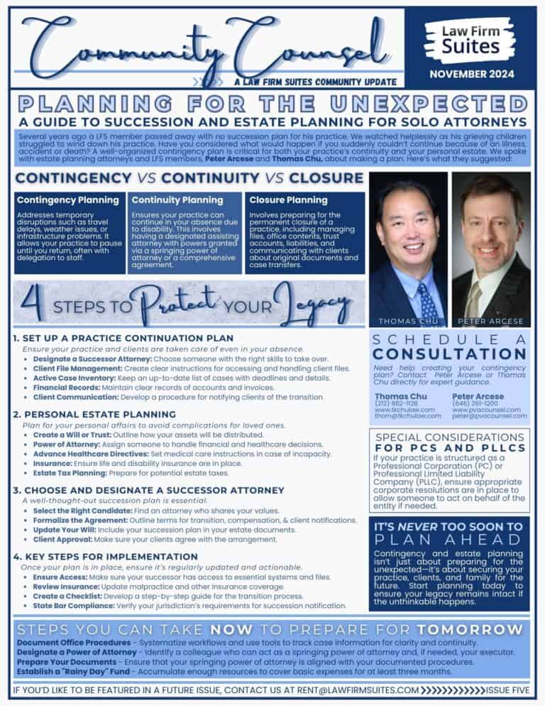 What Happens to Your Practice If You Die Tomorrow? Succession Planning ...
